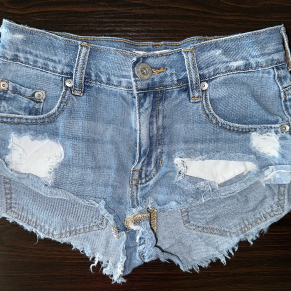 Bullhead | Shorts | Vintage Blue Bullhead Denim Co Distressed Shorts In ...